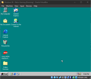 My Windows 98 setup in VirtualBox for old-school gaming – Hanessa Tech